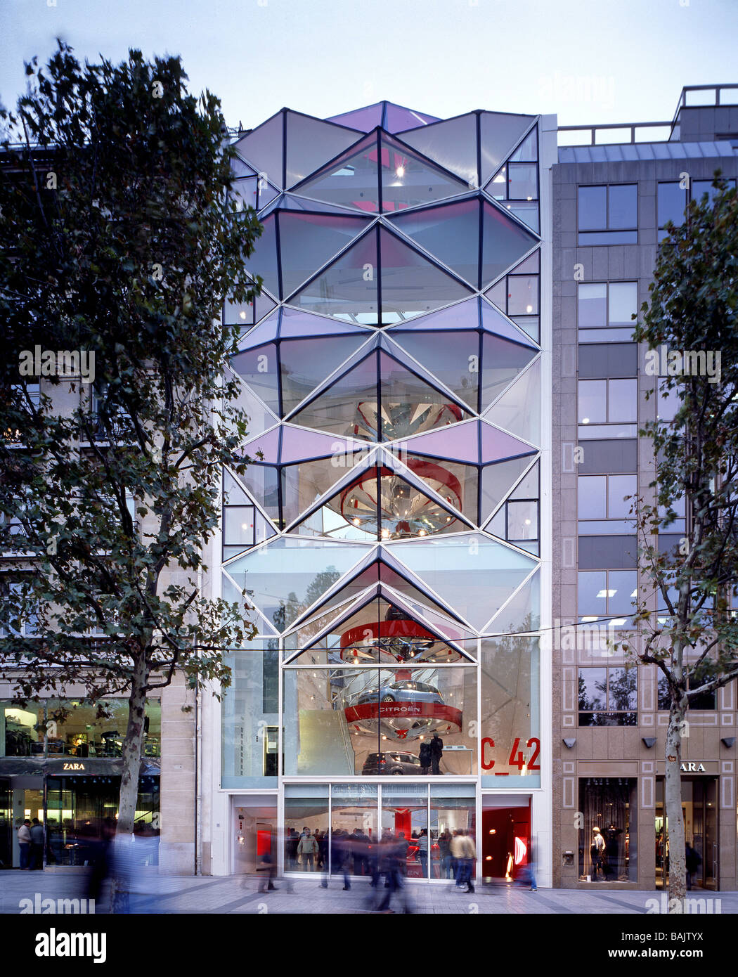 CITROEN FLAGSHIP STORE PARIS, MANUELLE GAUTRAND, PARIS, FRANCE Stock ...