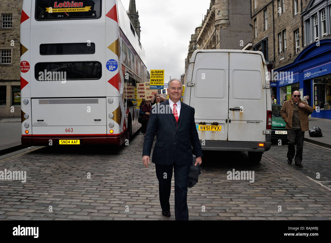 Save our bus protest uk hi-res stock photography and images - Alamy