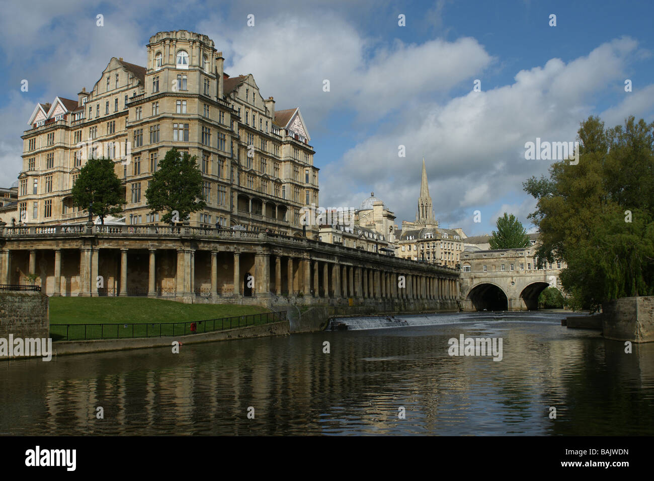 Bath and the Pulteney Bridge Stock Photo - Alamy
