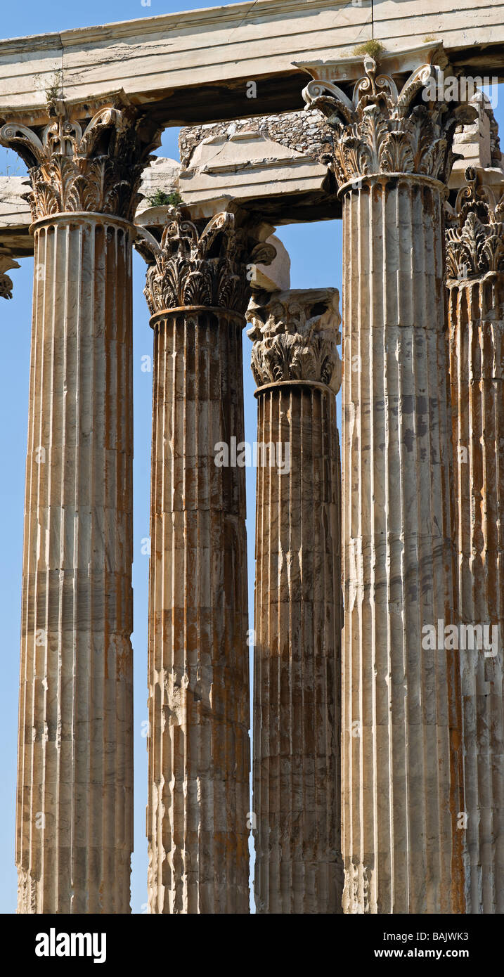 Columns of the Olympieion, Athens, Greece Stock Photo - Alamy