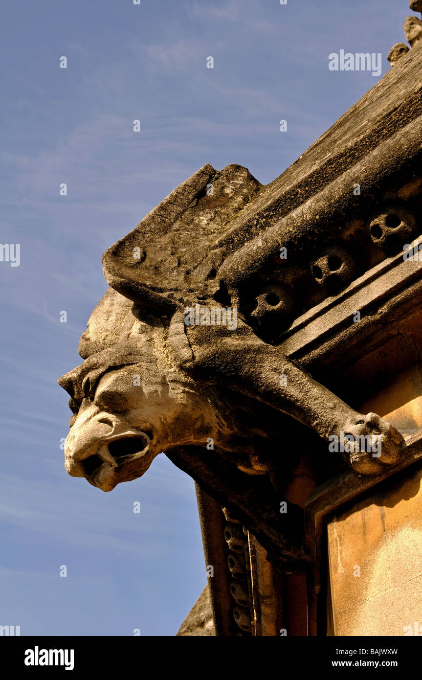 Gargoyle on Brinton`s Clock Tower and Drinking Fountain, Kidderminster ...