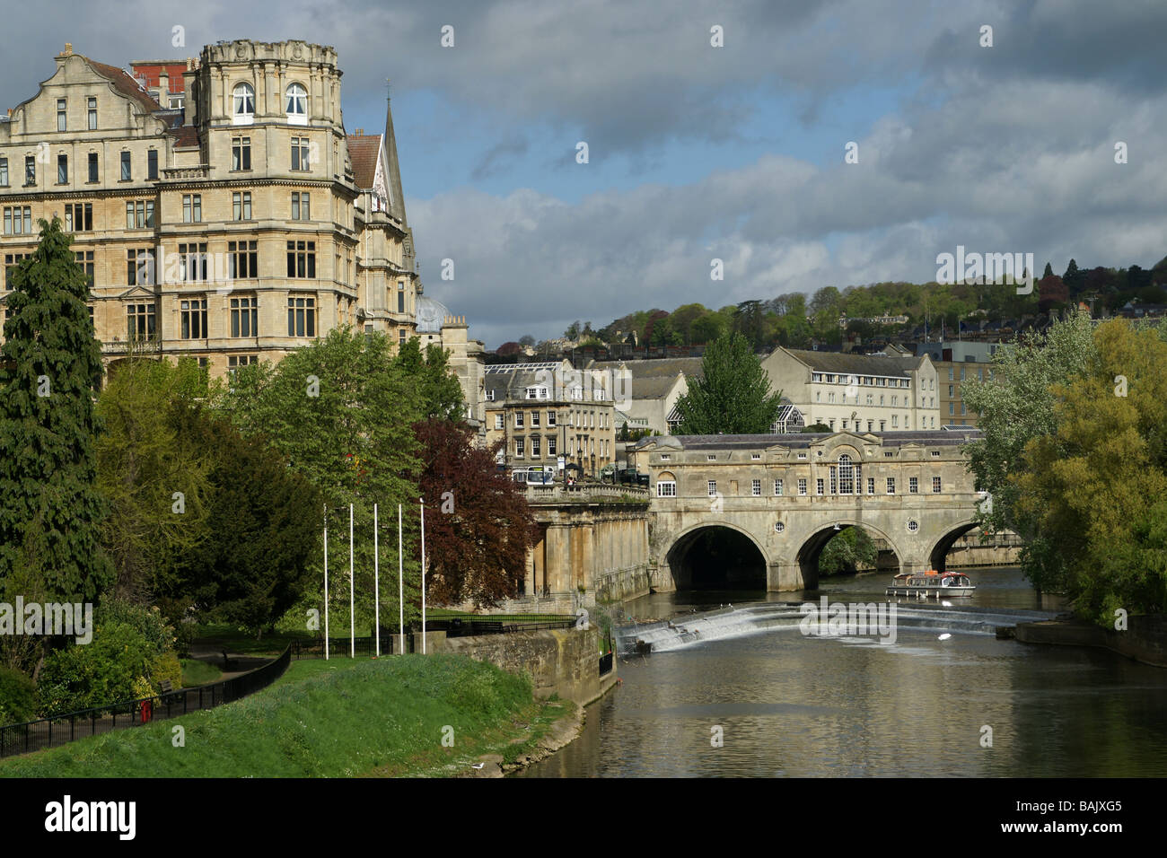 Bath and the Pulteney Bridge Stock Photo - Alamy