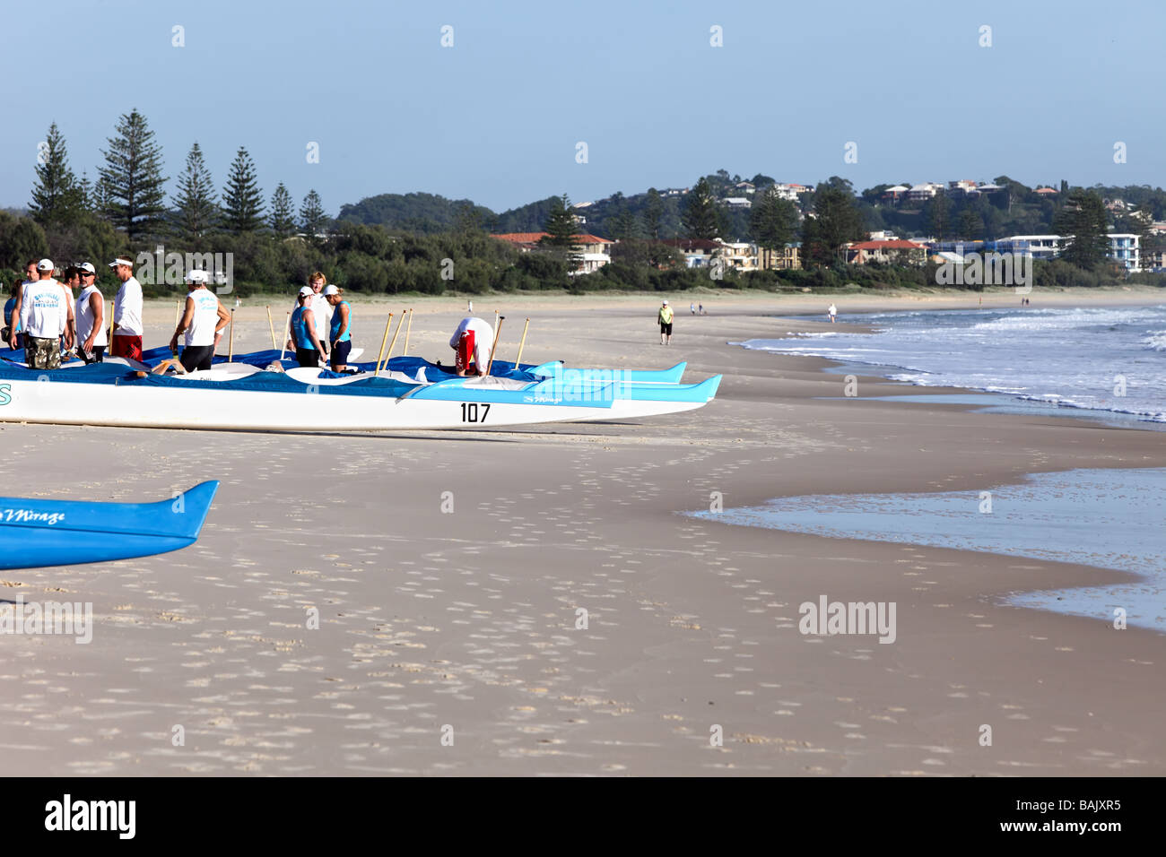 Outrigger canoe race Stock Photo - Alamy