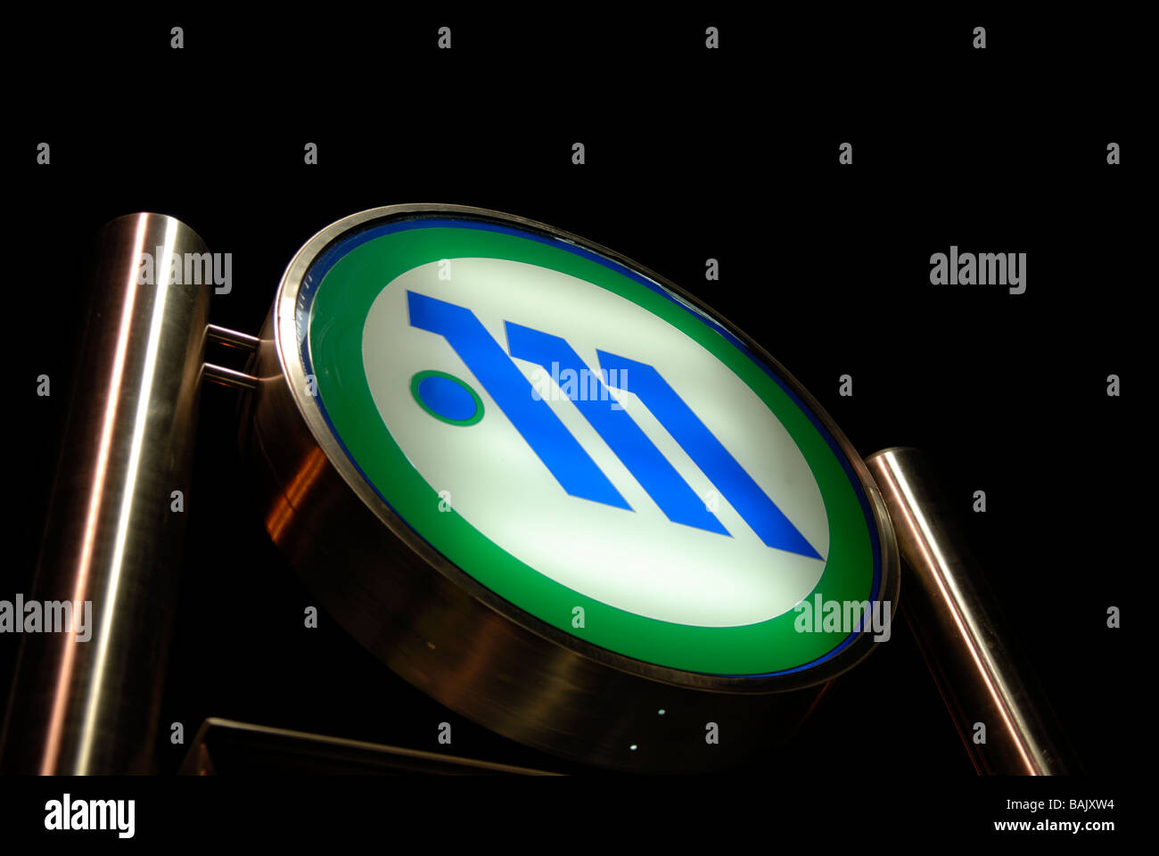 ATHENS METRO SIGN Stock Photo - Alamy