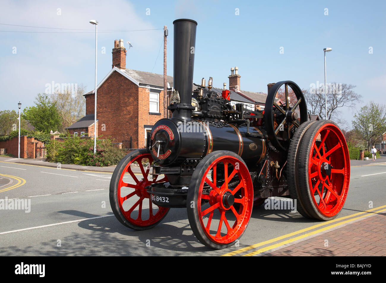 Classic steam tractor Stock Photo - Alamy
