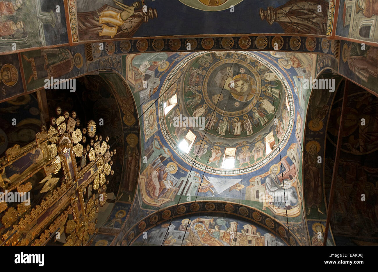 Montenegro, Central Region, Podgorica, 13th century Moraca Monastery ...