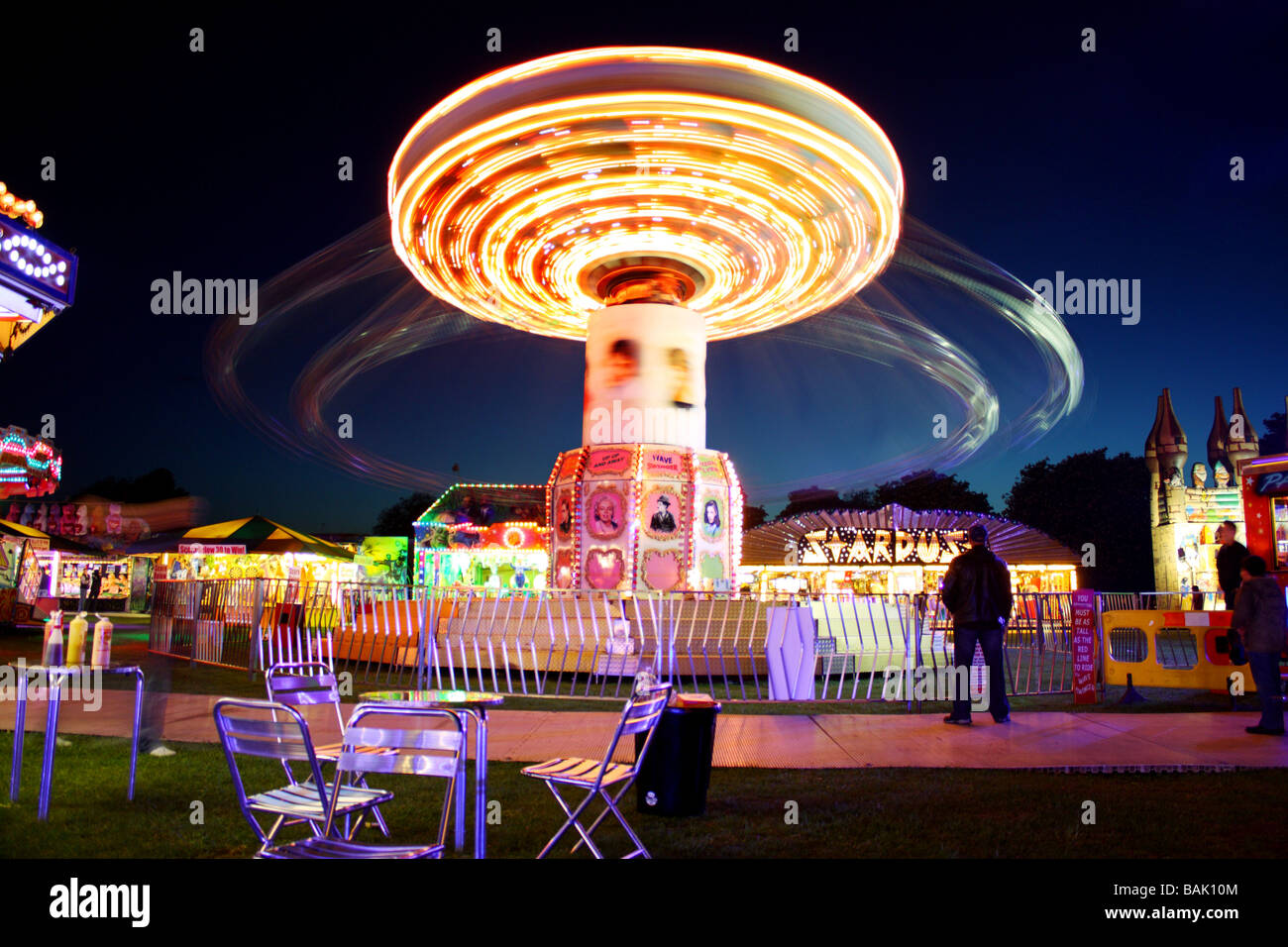 Bob Wilsons Funfair Ealing London UK April 09 Stock Photo - Alamy