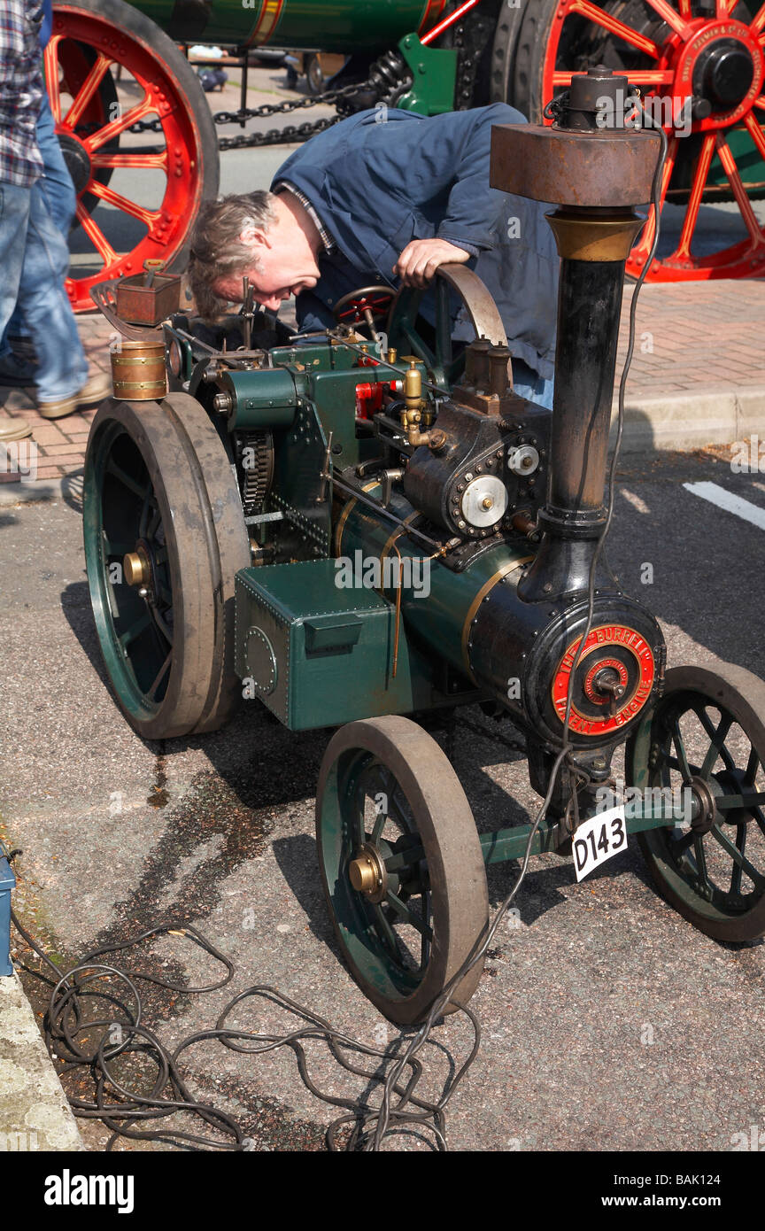 Classic steam tractor Stock Photo - Alamy