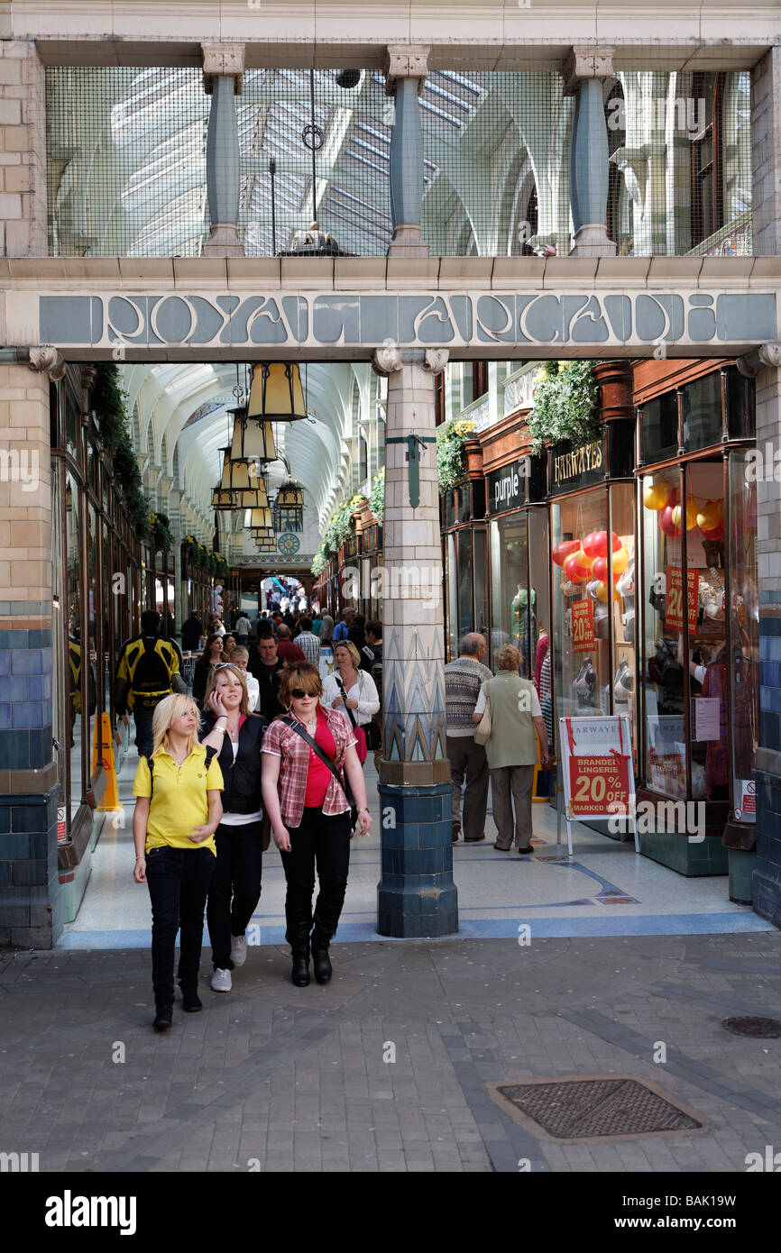 The Royal Arcade, Norwich, England Stock Photo - Alamy