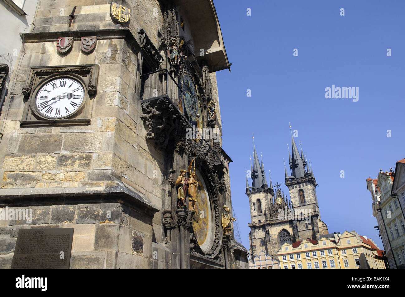The Prague Astronomical Clock is a medieval astronomical clock located ...