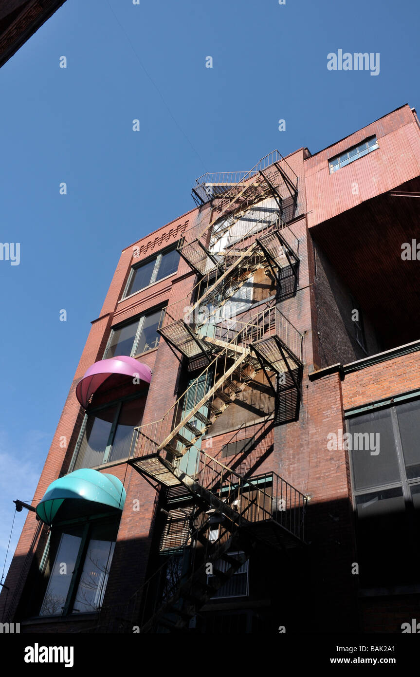 Restored urban buildings in Rochester, NY USA Stock Photo - Alamy