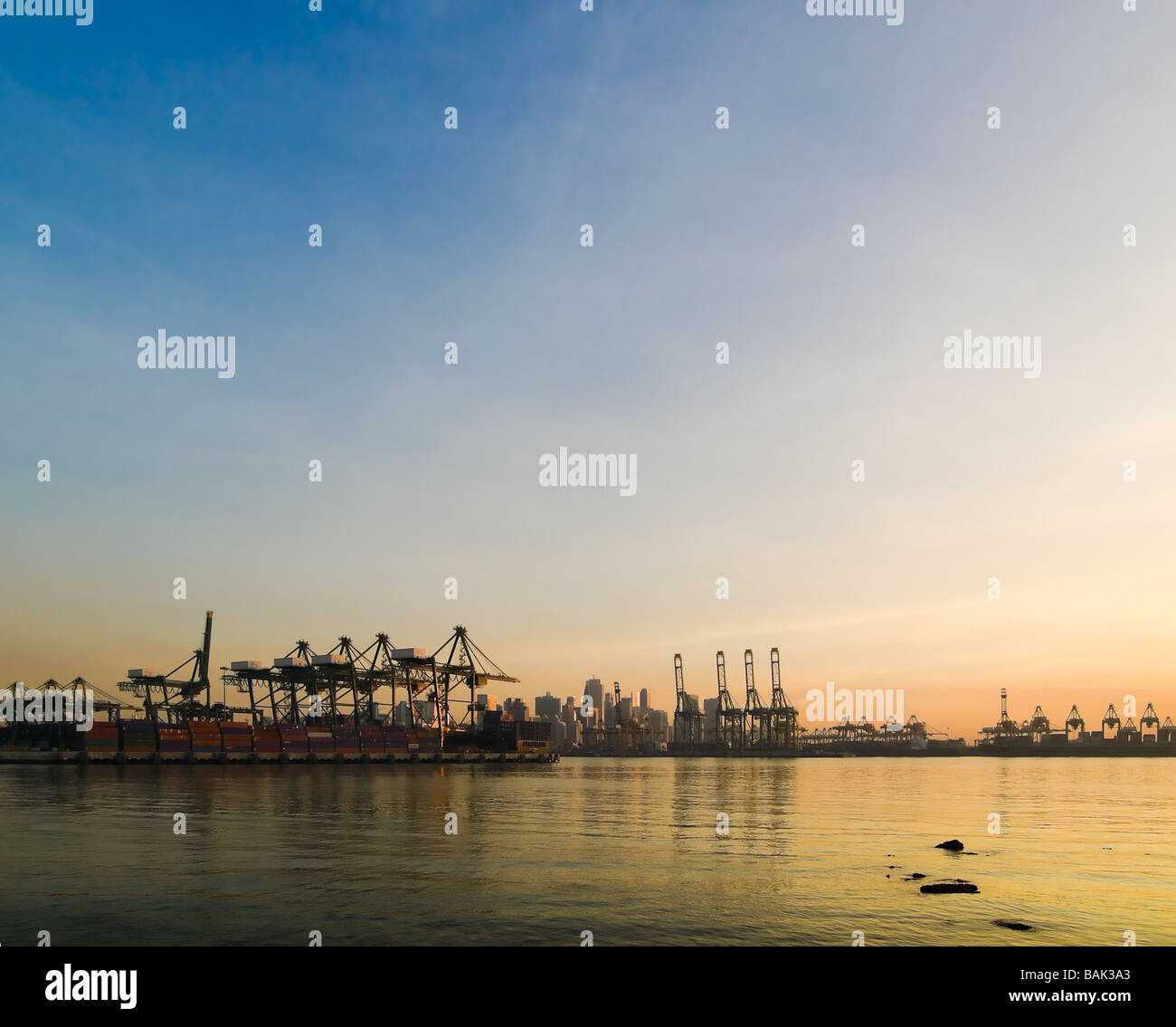 Port of Singapore Stock Photo - Alamy