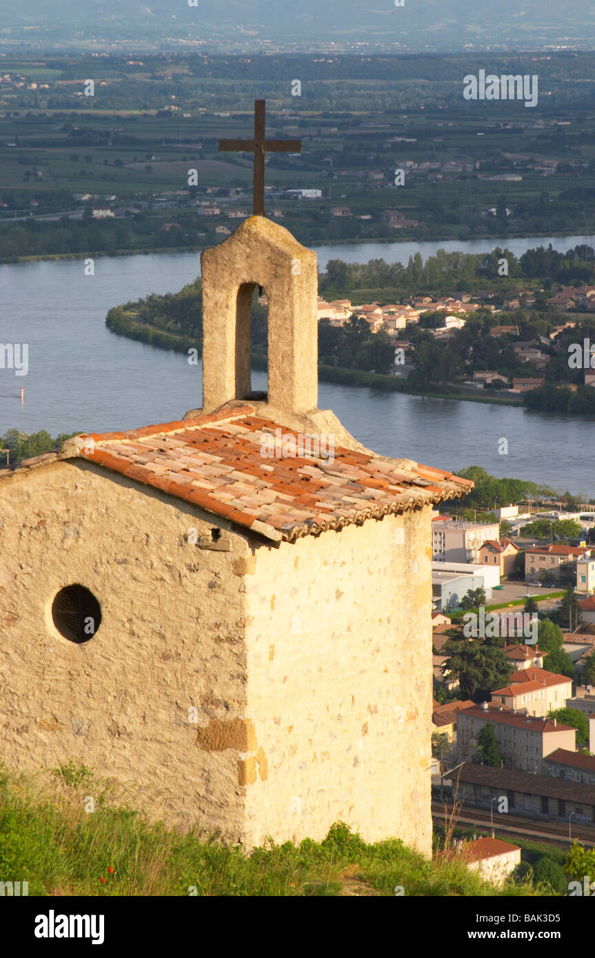 The la chapelle chapel hermitage rhone france Stock Photo - Alamy
