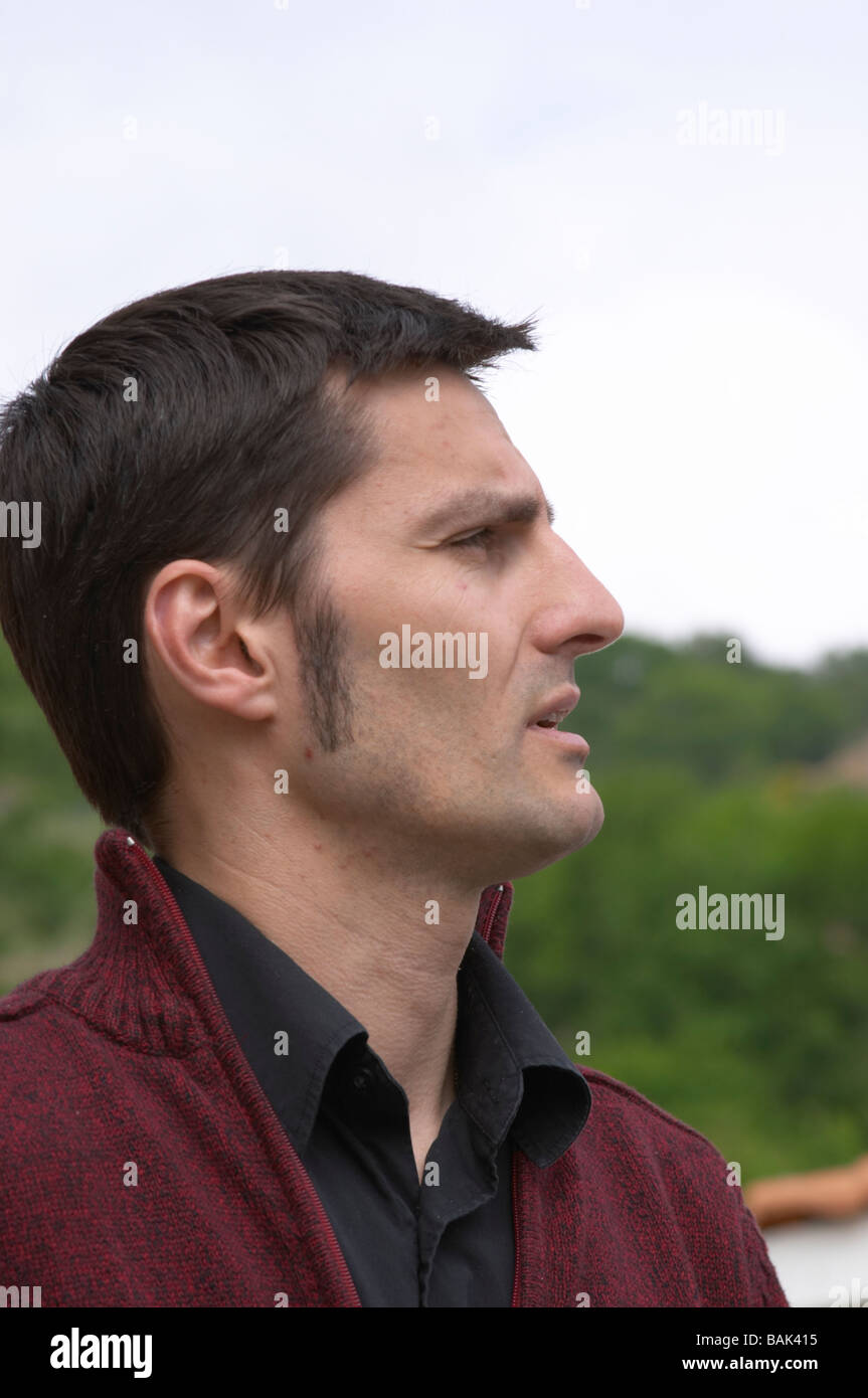 Ludovic Richard domaine bonserine ampuis rhone france Stock Photo - Alamy