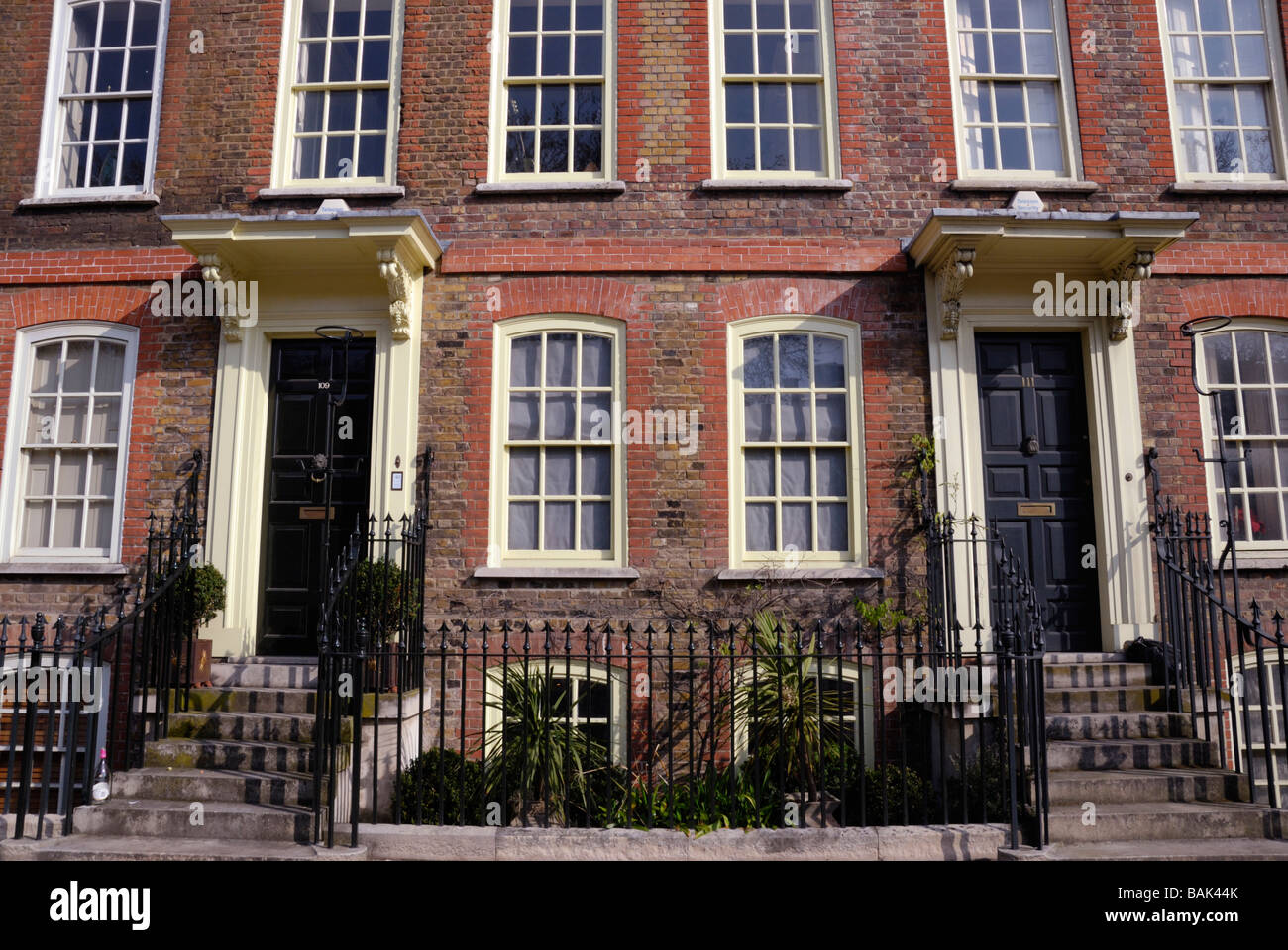 Two 18c georgian terrace in hi-res stock photography and images - Alamy