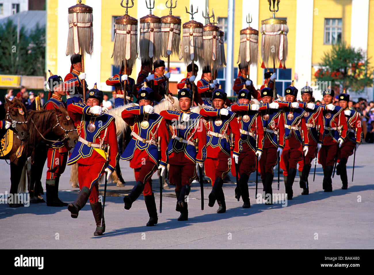 Mongolia, Ulaanbaatar, Naadam festival Stock Photo - Alamy
