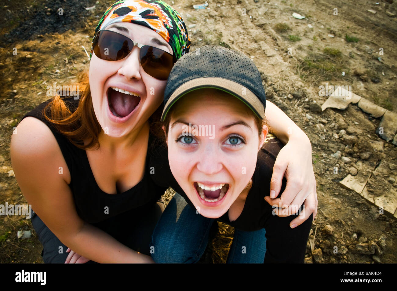 woman screaming with crazy expression Stock Photo - Alamy