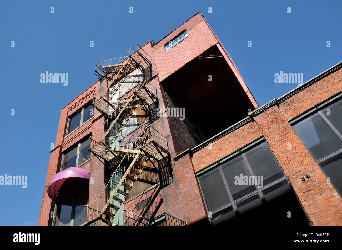 Restored urban buildings in Rochester, NY USA Stock Photo - Alamy