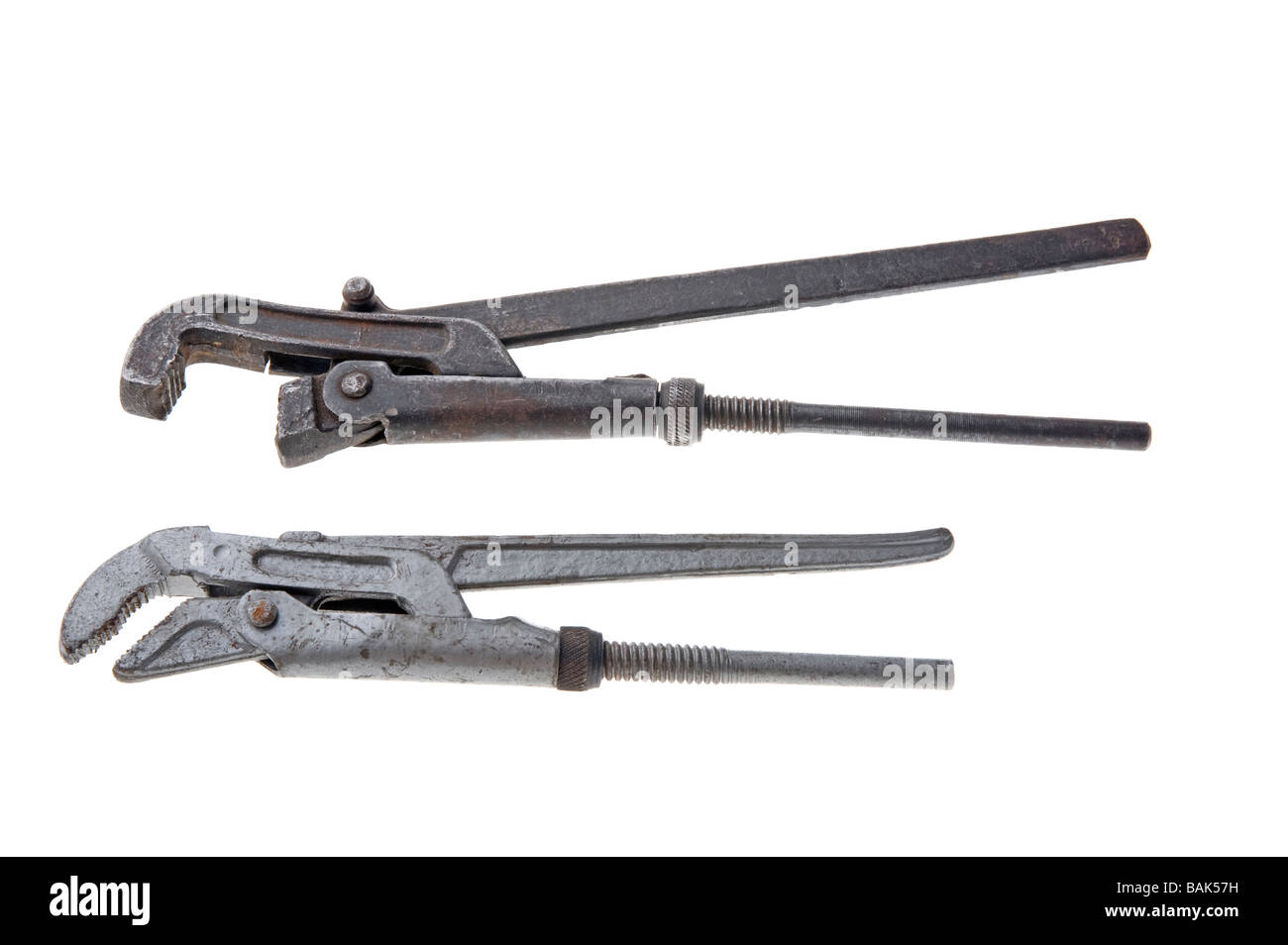 object on white tool adjustable spanner close up Stock Photo - Alamy