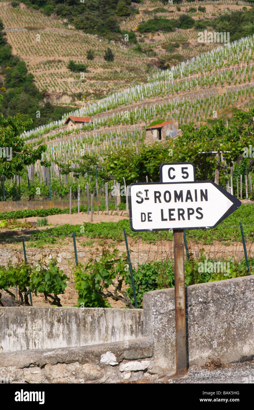 Road sign france slope hi-res stock photography and images - Alamy