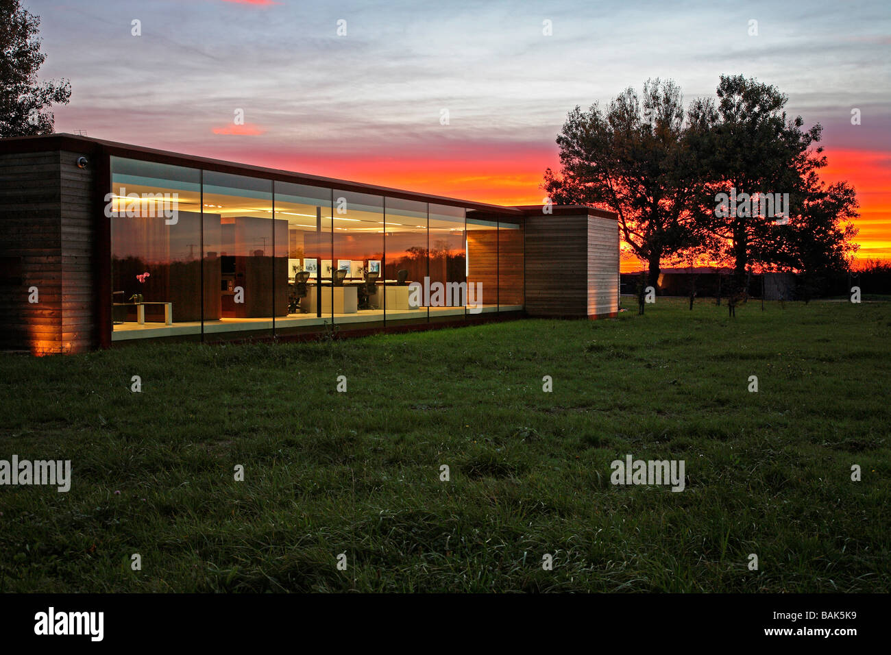 the long barn studio Stock Photo - Alamy