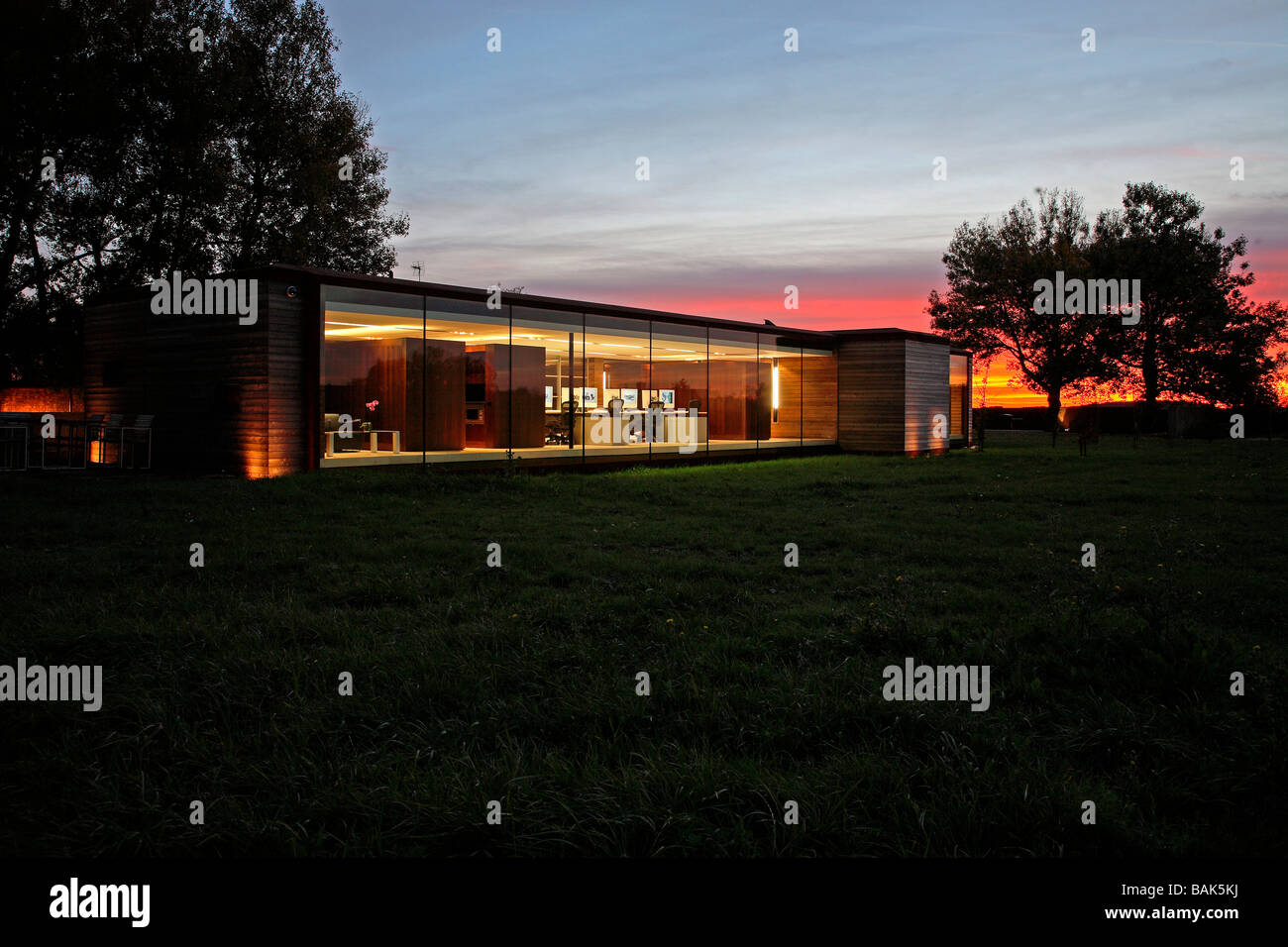 the long barn studio Stock Photo - Alamy