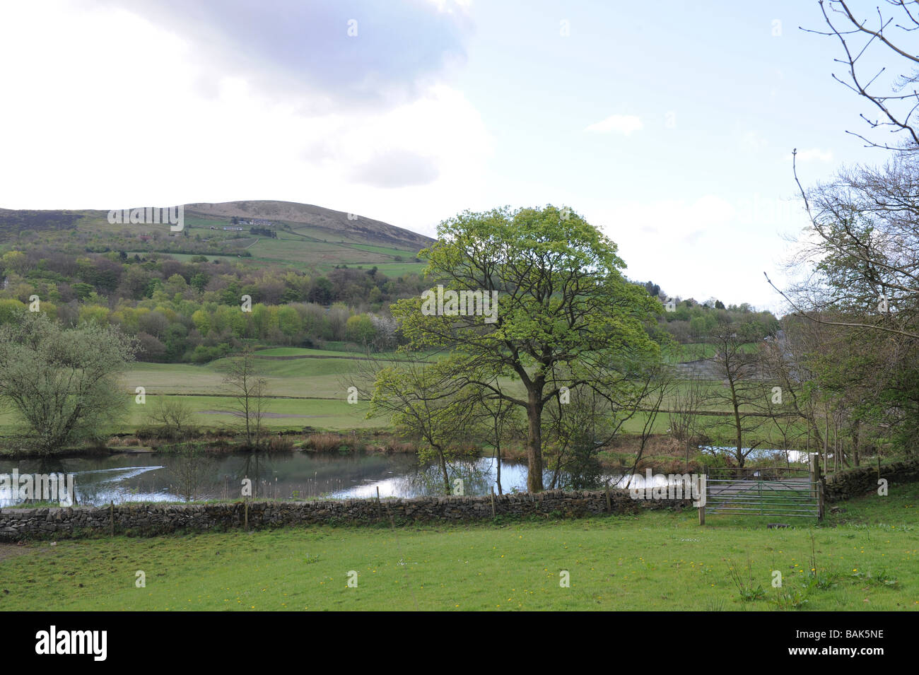 View in Greenfield, Lancashire Stock Photo - Alamy