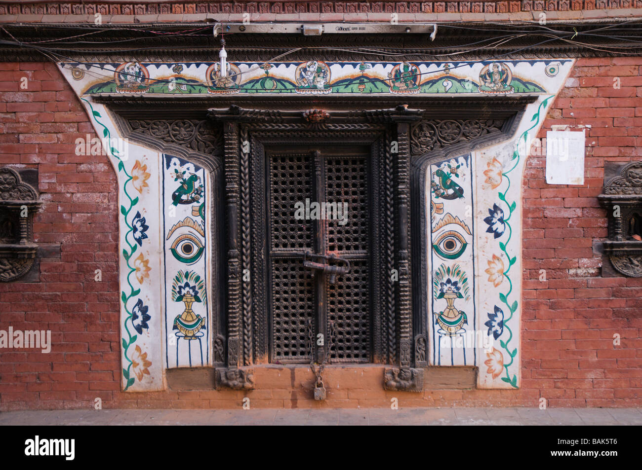 typical newari design kathmandu, Nepal Stock Photo - Alamy