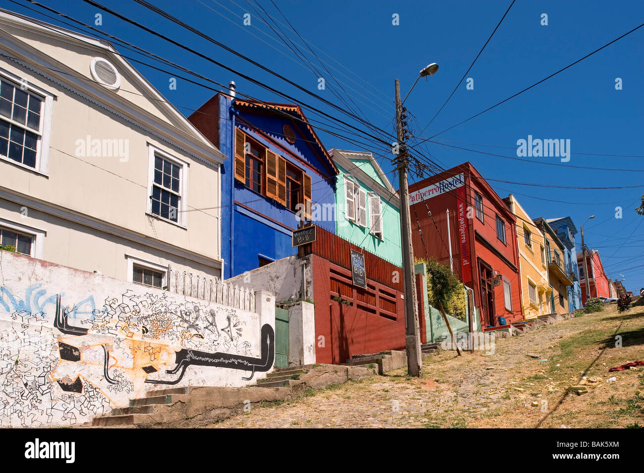 Chile, Valparaiso Region, Valparaiso, historic district listed as World ...