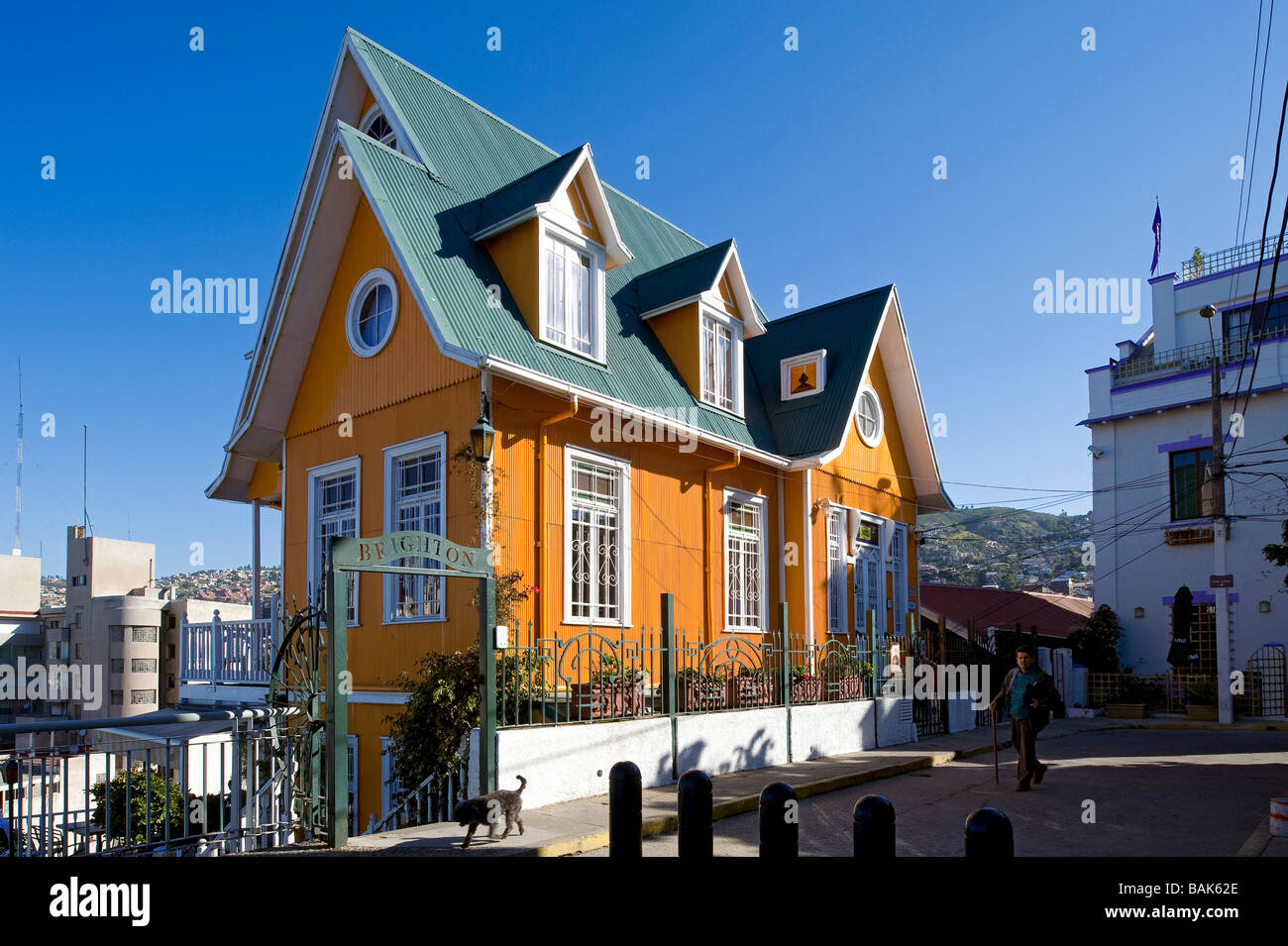 Chile, Valparaiso Region, Valparaiso, historic district listed as World ...
