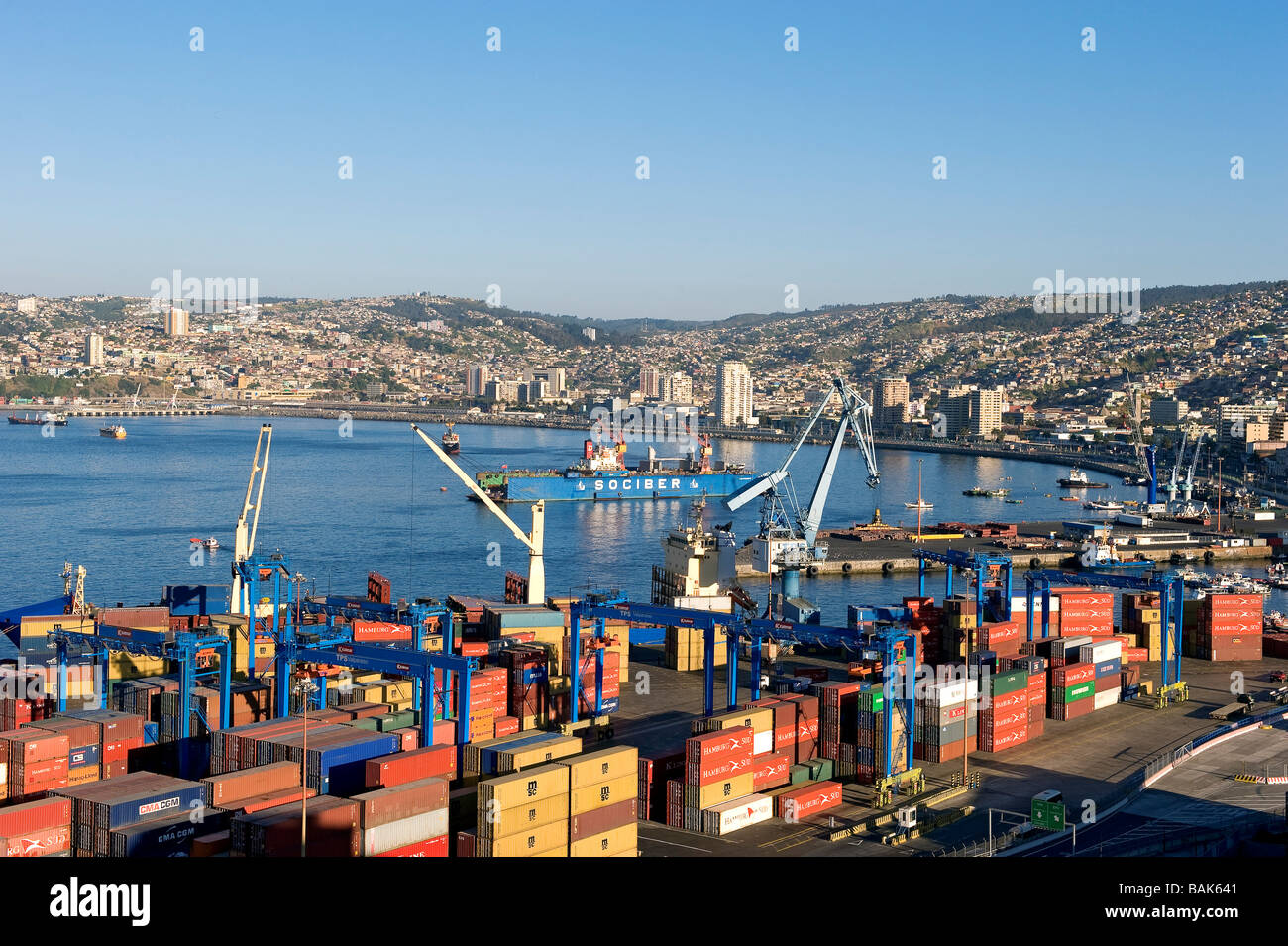 Chile, Valparaiso Region, Valparaiso, historic district listed as World ...