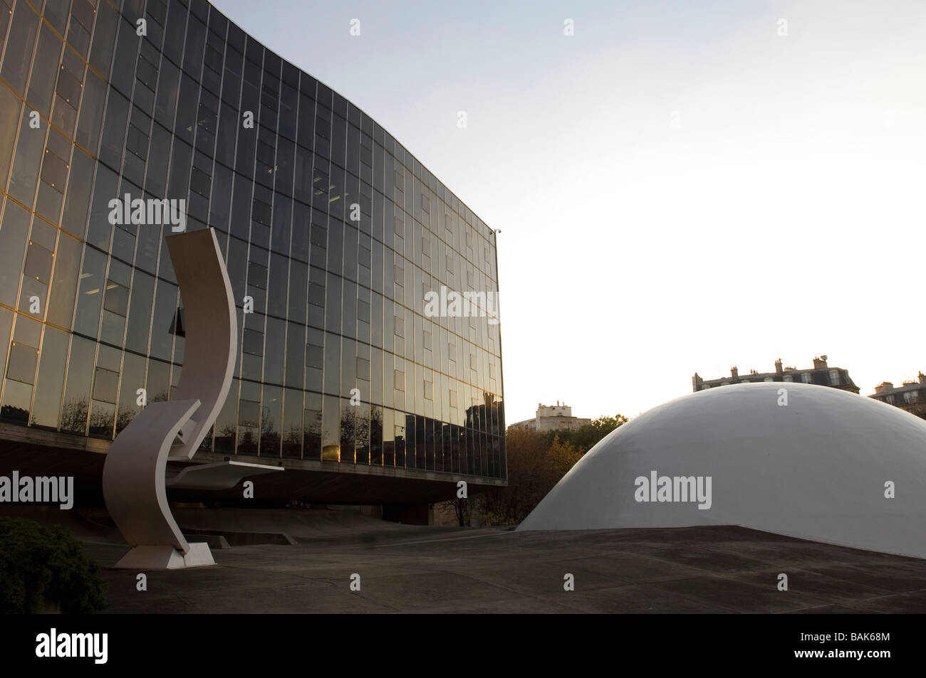 french communist party headquarters dome and offices sculpture Stock ...