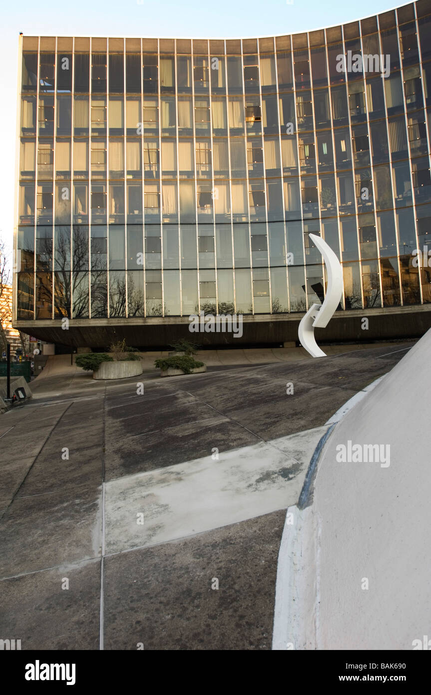 french communist party headquarters dome and offices sculpture Stock ...