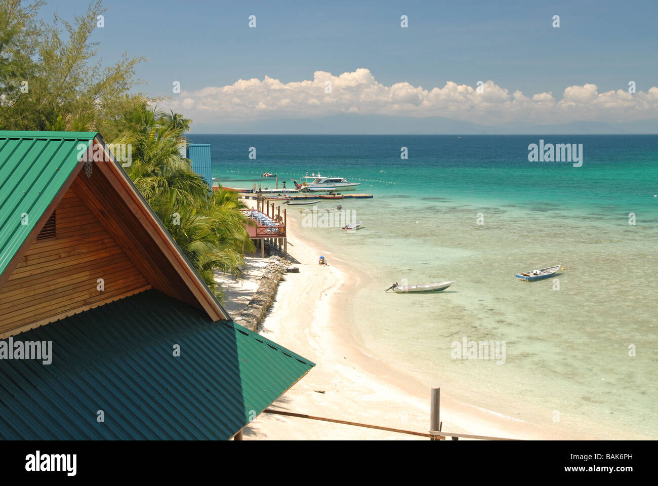 Resort in Paradise Stock Photo - Alamy