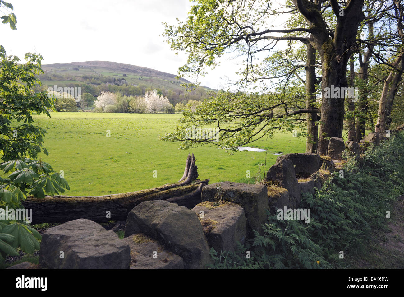 View in Greenfield, Lancashire Stock Photo - Alamy