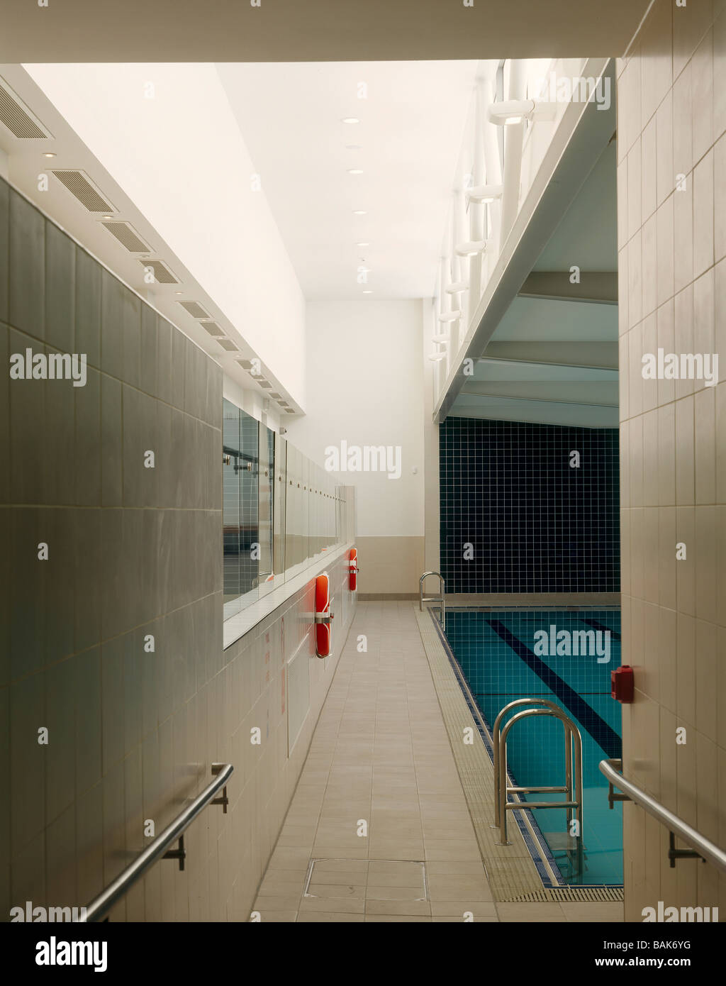 university college school sports centre and pool Stock Photo - Alamy