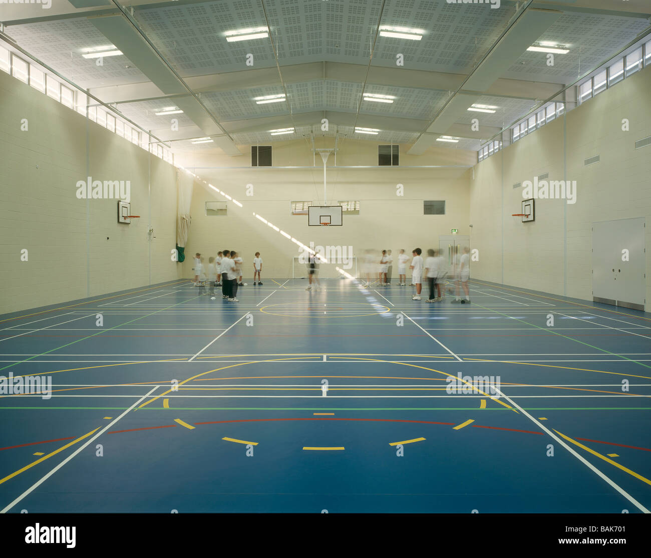 university college school sports centre and pool Stock Photo - Alamy