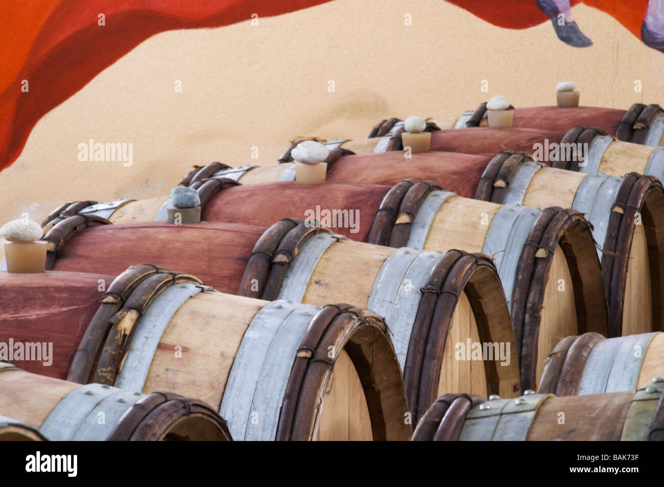 barrel aging cellar domaine gilles robin crozes hermitage rhone france ...