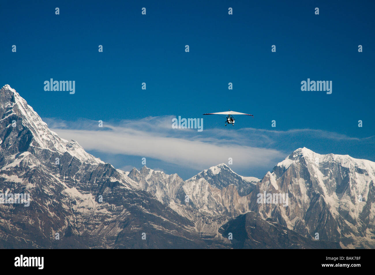 Flight over the himalayas hi-res stock photography and images - Alamy