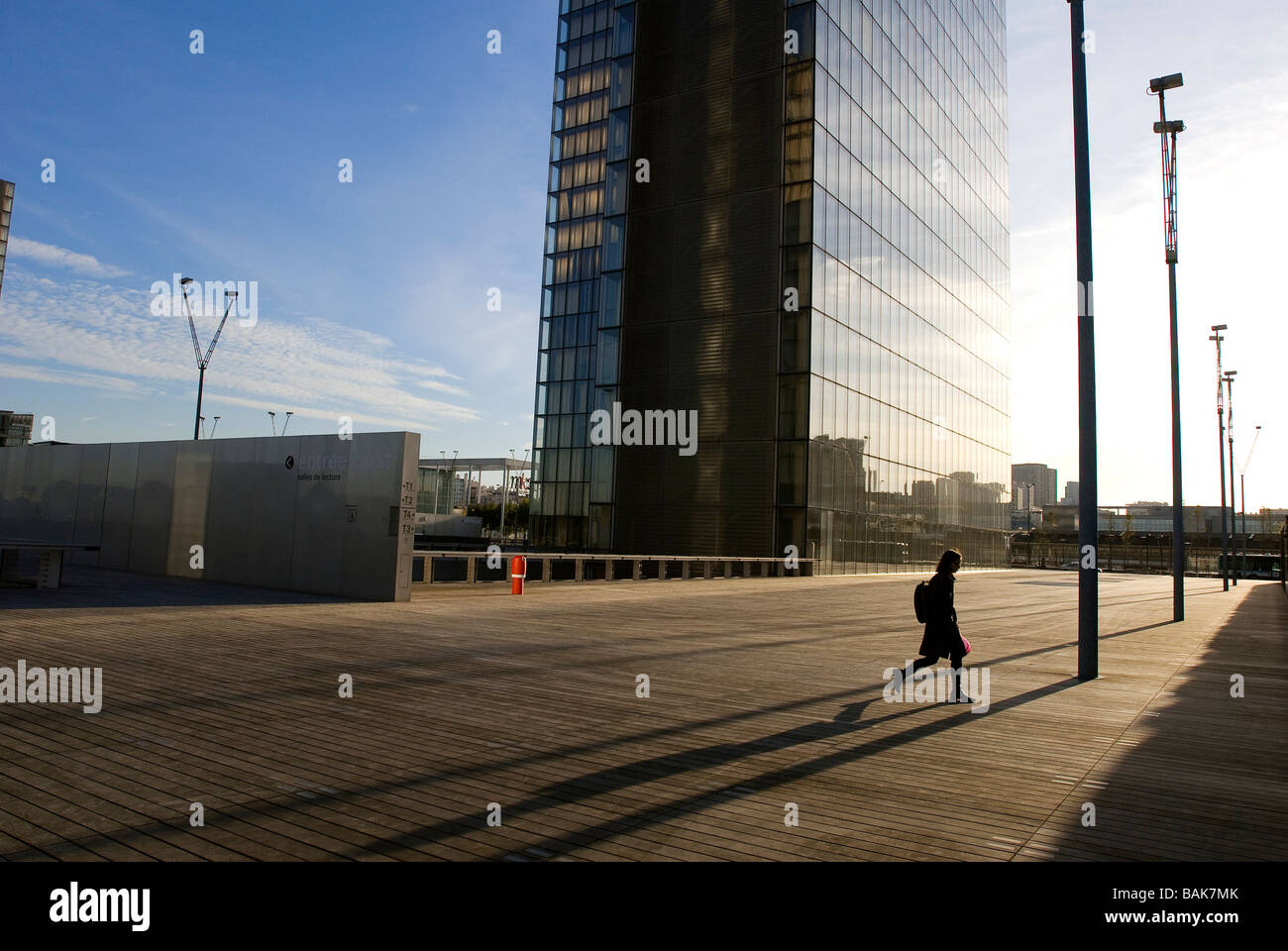 France, Paris, National Library of France by the architect Dominique ...