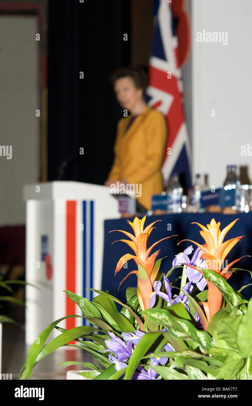Princess Anne addresses the RBL conference at Eastbourne Stock Photo ...