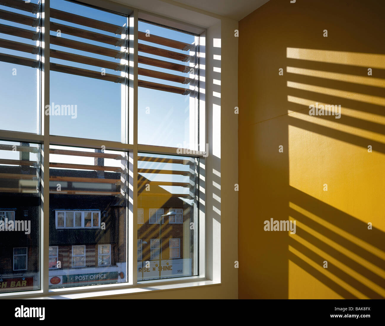 clinic window detail Stock Photo - Alamy