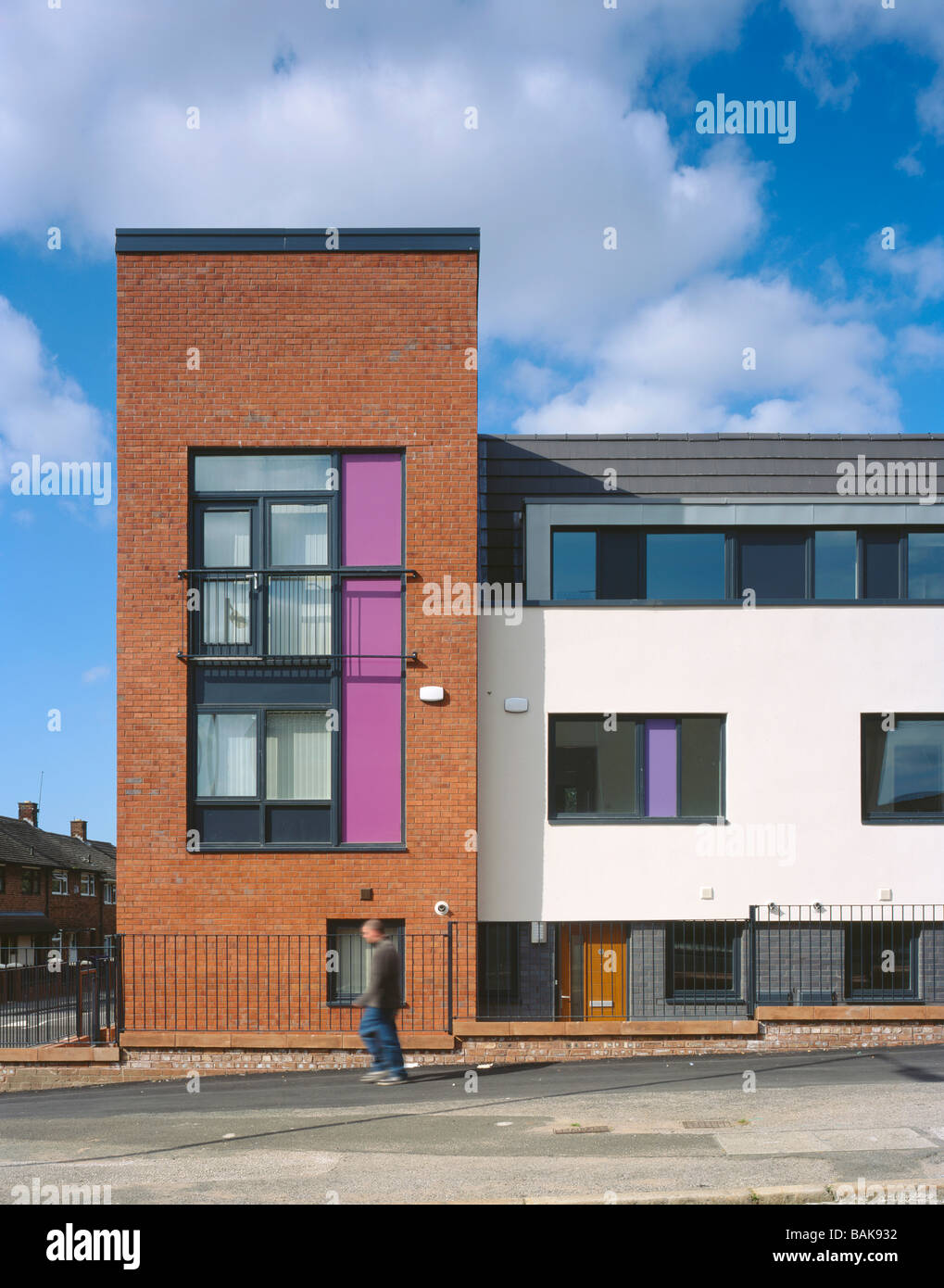 toxteth housing school conversion Stock Photo - Alamy