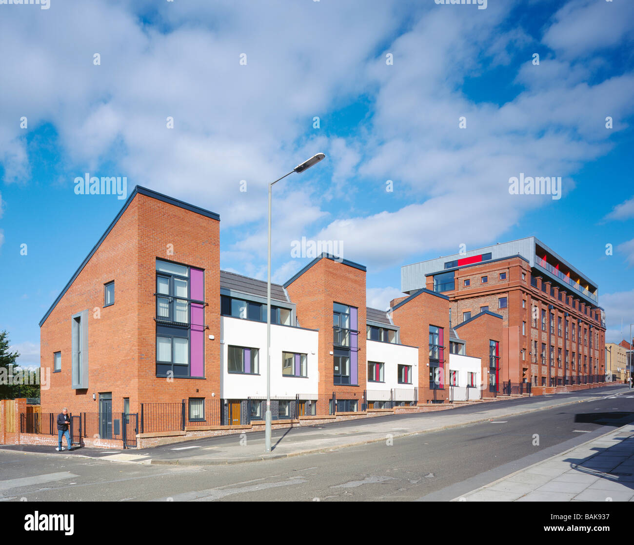 toxteth housing school conversion Stock Photo - Alamy
