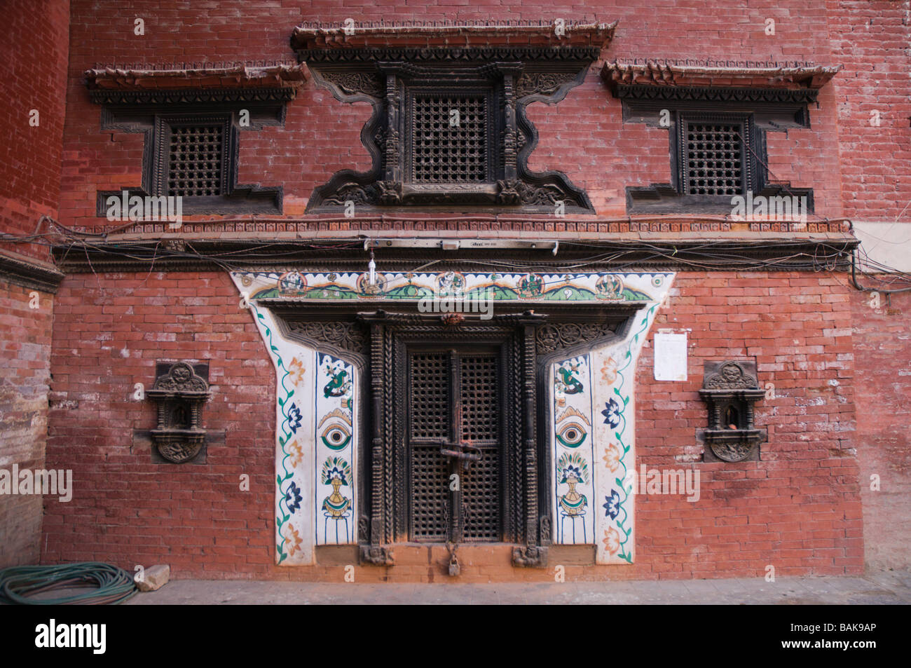 typical newari design kathmandu, Nepal Stock Photo - Alamy