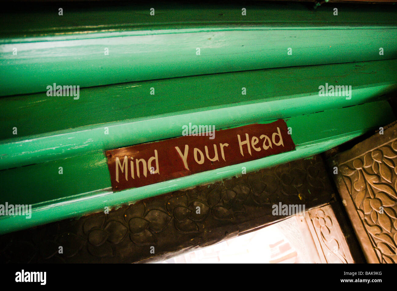 mind your head Stock Photo - Alamy