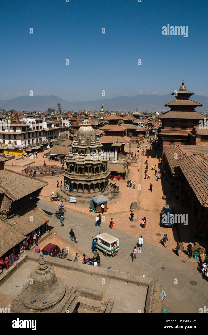 Aerial view durbar square patan hi-res stock photography and images - Alamy
