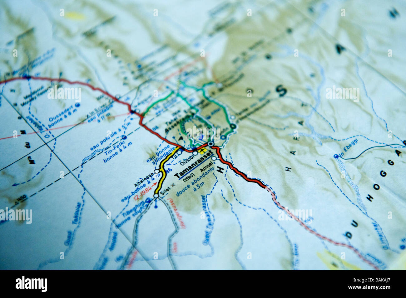 routes and maps Stock Photo - Alamy