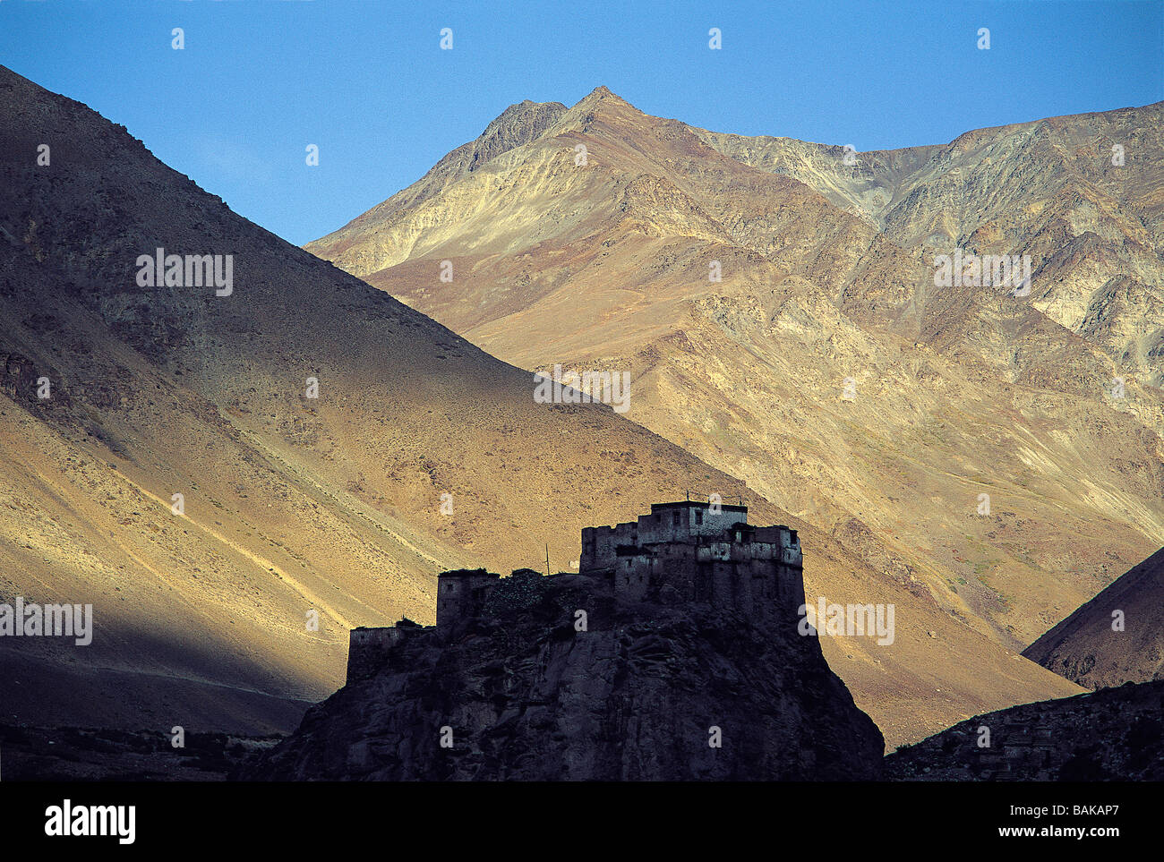 India, Jammu and Kashmir State, Ladakh Himalaya, Zanskar, Monastery of ...