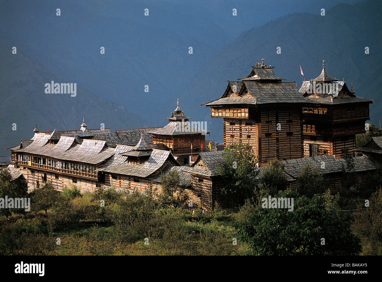 India, Himachal Pradesh State, Sarahan, Bhimakali Temple Stock Photo ...
